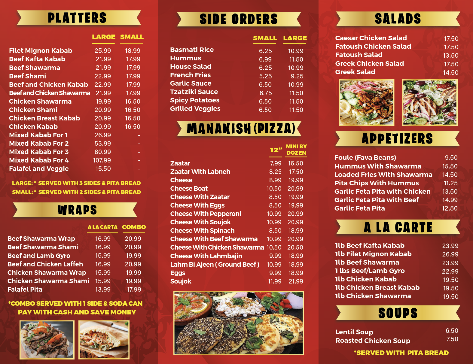 Lazeez Grill & Bakery - Authentic Palestinian & Levantine Cuisine ...